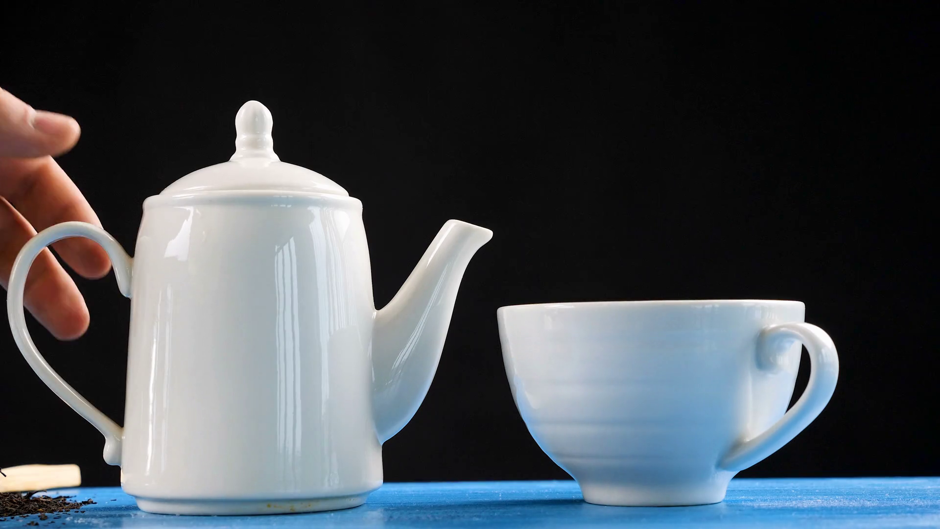 Pouring Tea In Slow Motion From Kettle In Stock Footage SBV-320530135 ...