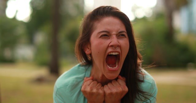 Woman Screaming Oh My God Stock Footage: Royalty-Free Video Clips ...