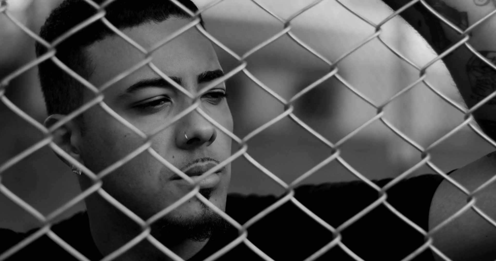 Latin Hispanic Man Of African Descent Gazing Stock Footage SBV ...