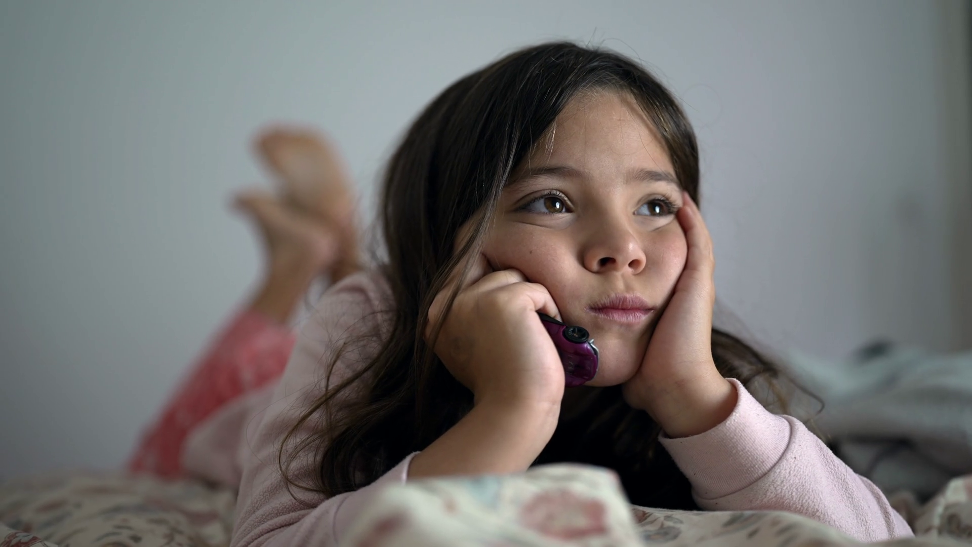One Contemplative Young Girl With Sad Stock Footage SBV-351752147 ...