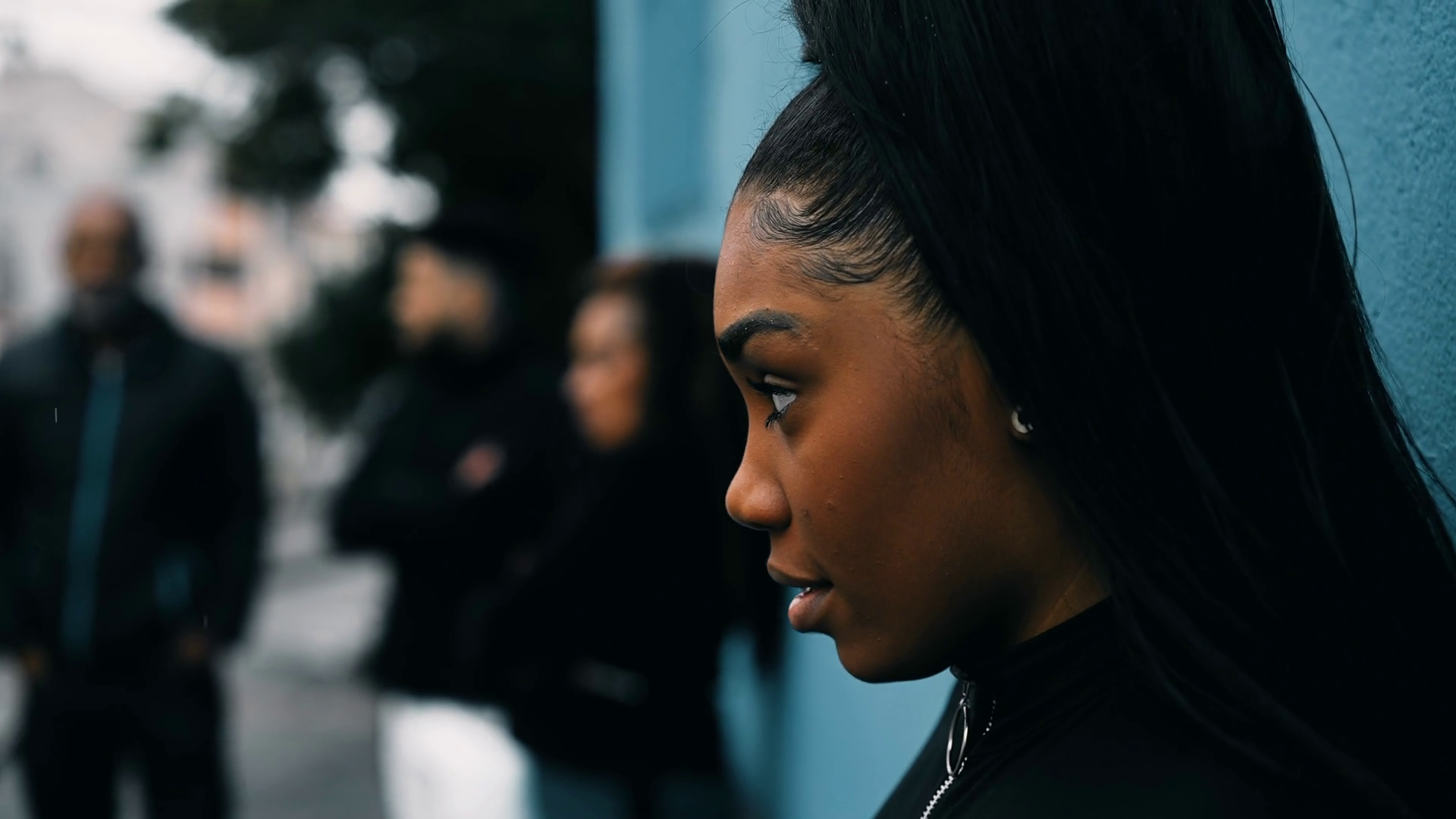 One Black Girl Feeling Anguish Ostracized Stock Footage SBV-351747050 ...