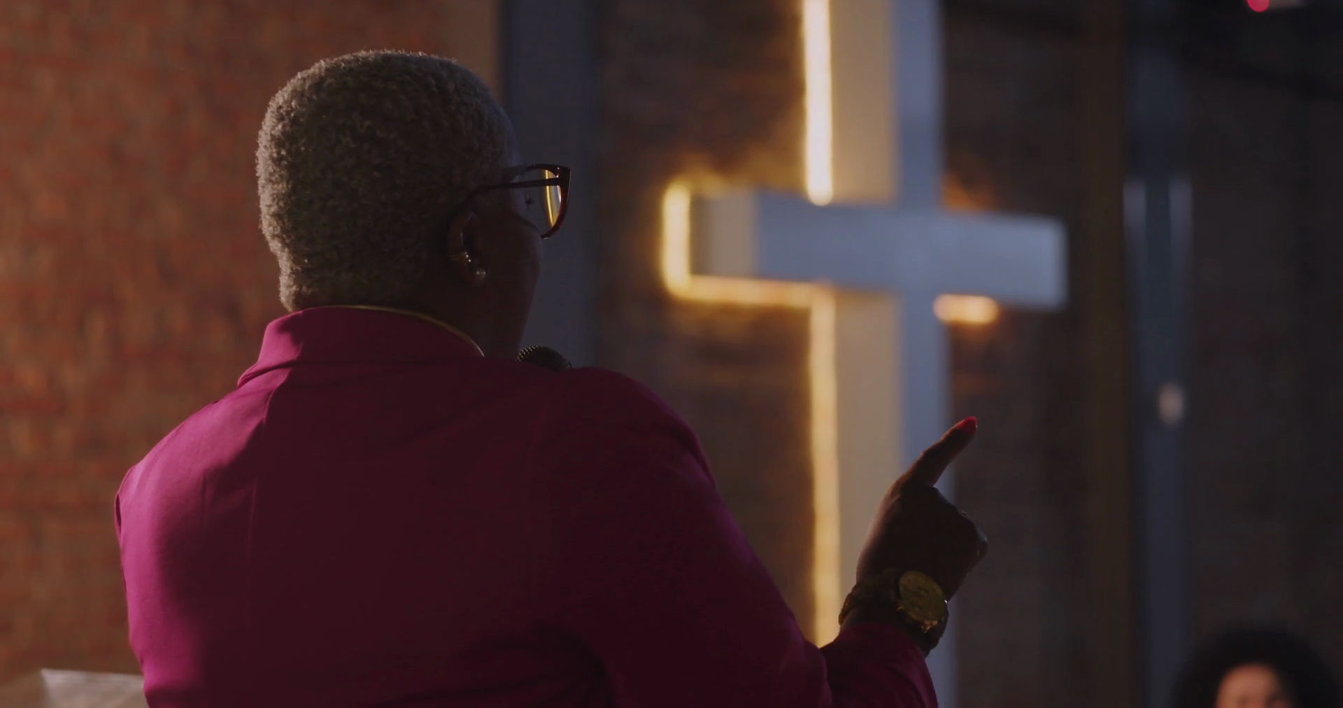 African American Preacher Delivering Message Stock Footage SBV ...