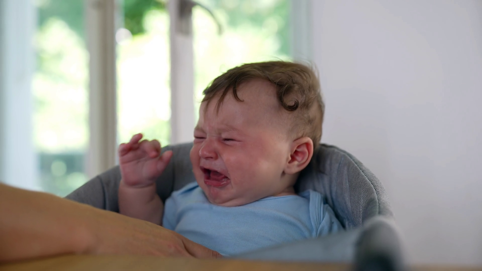 Baby Crying In High Chair Distressed Stock Footage SBV-351903036 ...