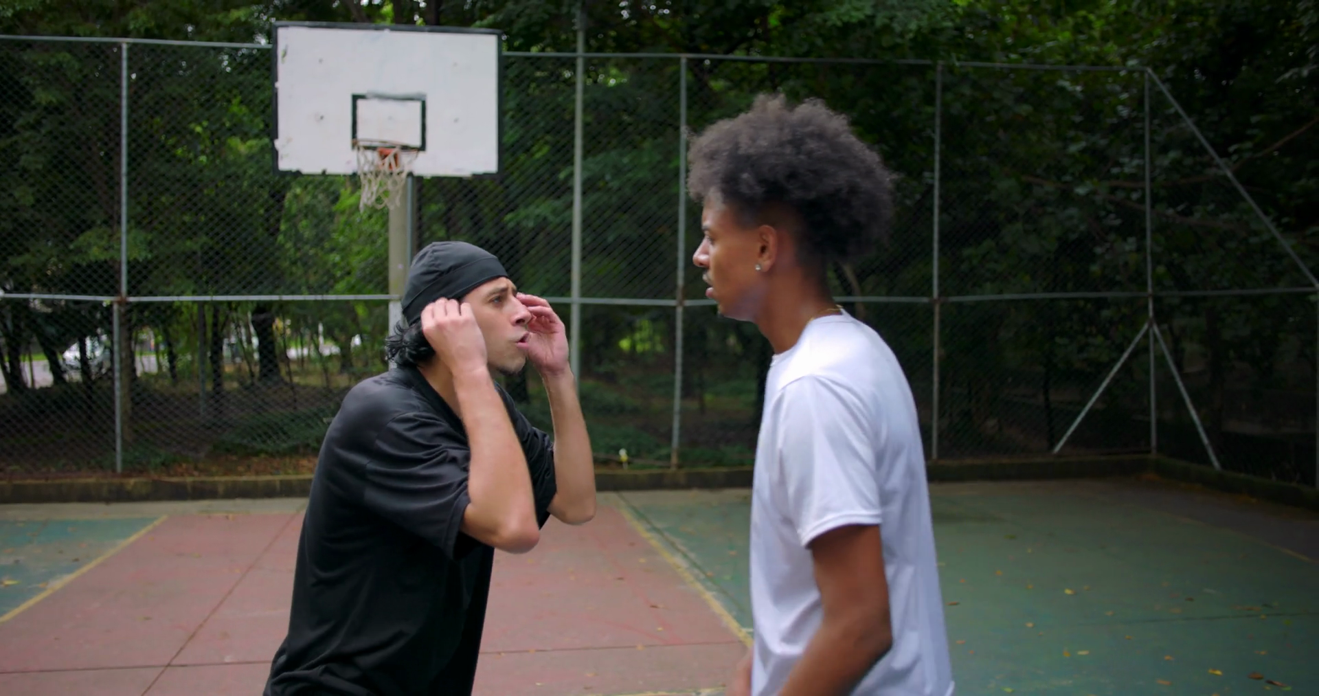 Hispanic African Descent Men Arguing On Stock Footage SBV-353029989 ...