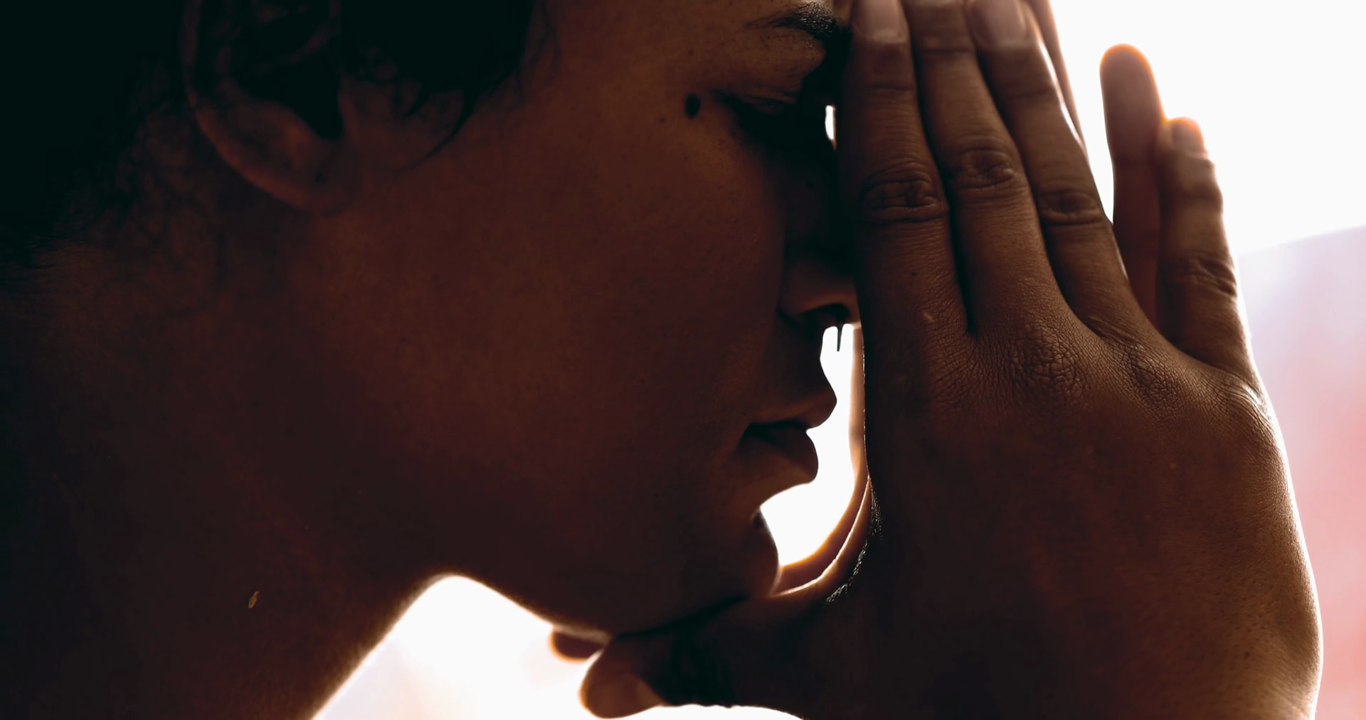 Young Woman Suffering From Depression Covers Stock Footage SBV ...