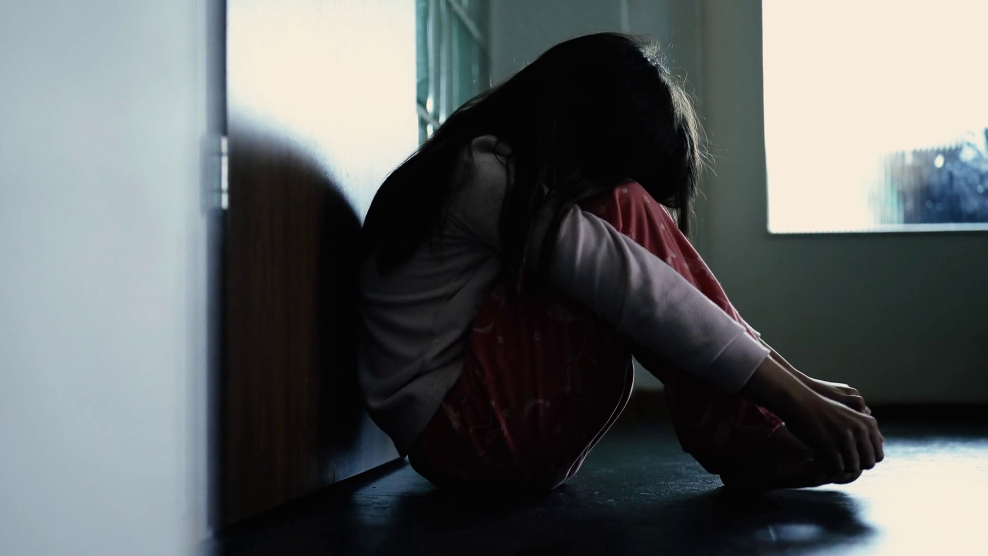 Child Struggling With Loneliness Anxiety Stock Footage SBV-351737505 ...