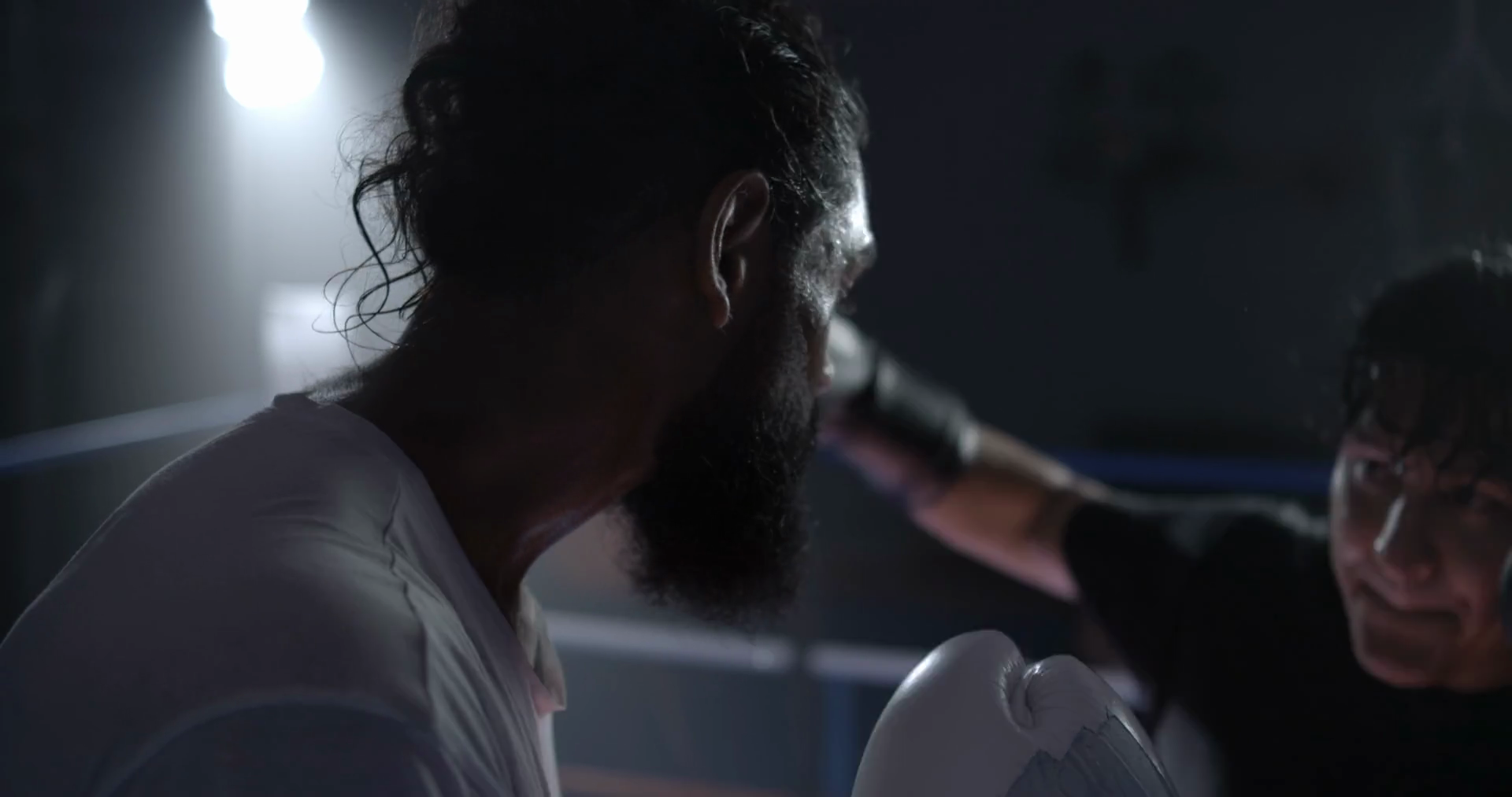 Super Slow Motion Boxing Impact Face Of Stock Footage SBV-348625825 ...