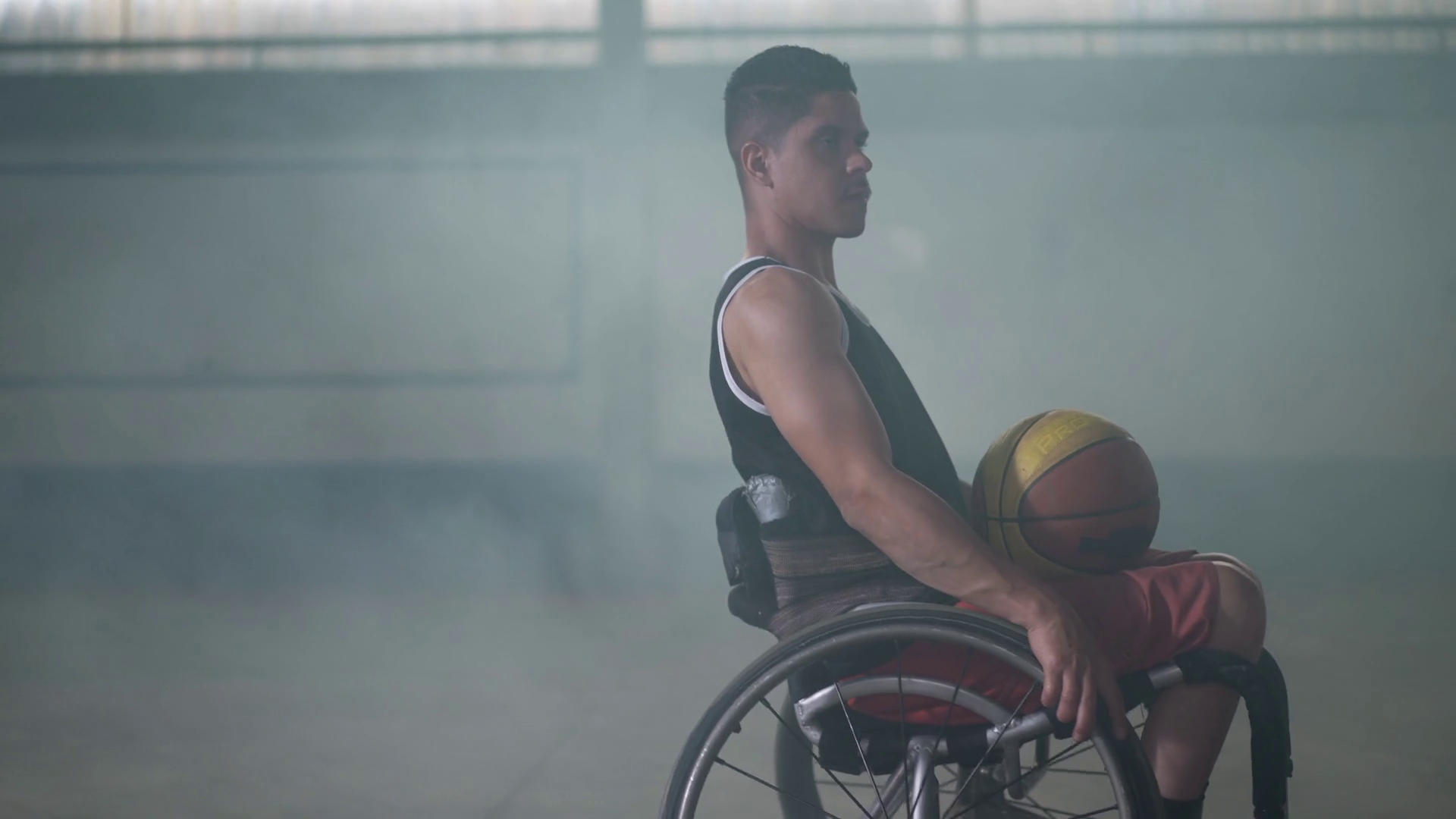 Wheelchair Basketball Grasp: Empowered Stock Footage SBV-348396213 ...