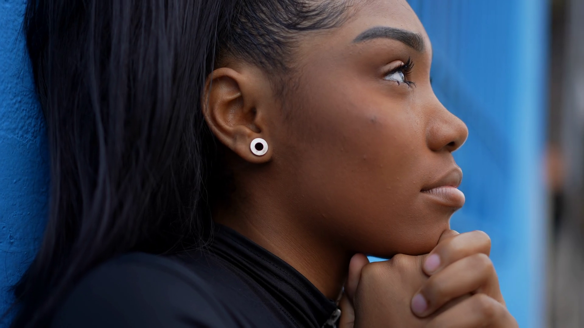A Girl Praying To God Seeking Divine Help Stock Footage SBV-348702099 ...