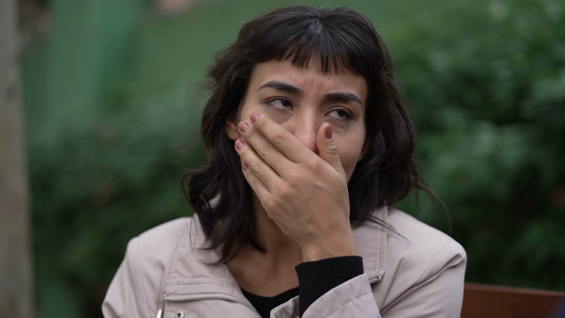 Portrait Of Sad Hispanic Woman Comforted Stock Footage SBV-348863073 ...