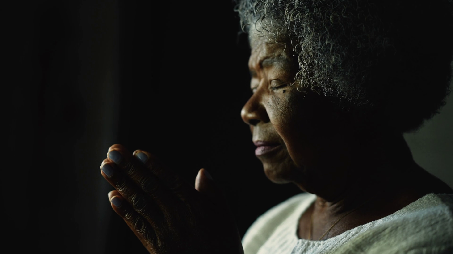 A Spiritual Older Woman Praying To God Stock Footage SBV-348698103 ...