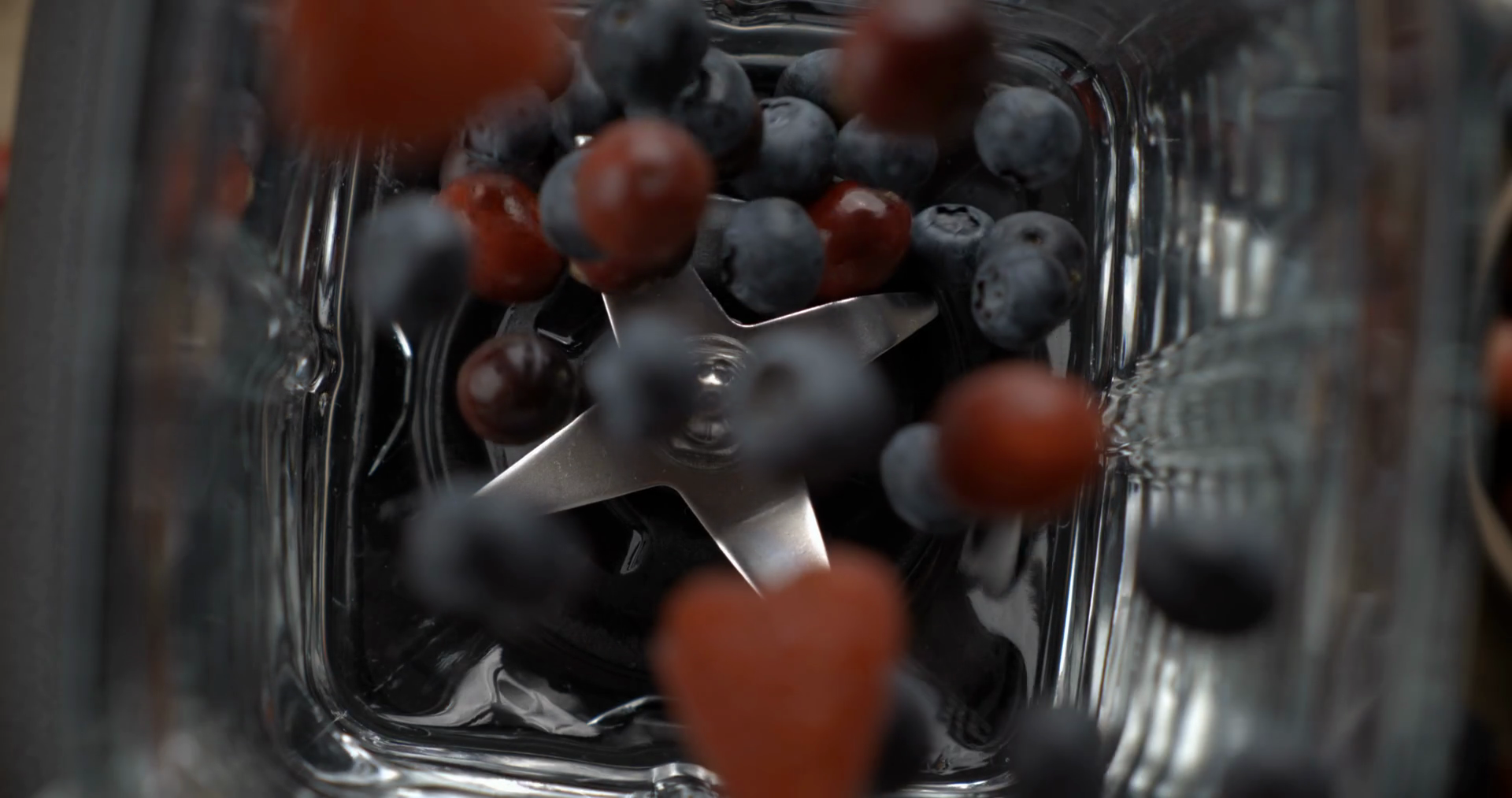 Adding Berries Inside Blender With Water In Stock Footage SBV-348661739 ...