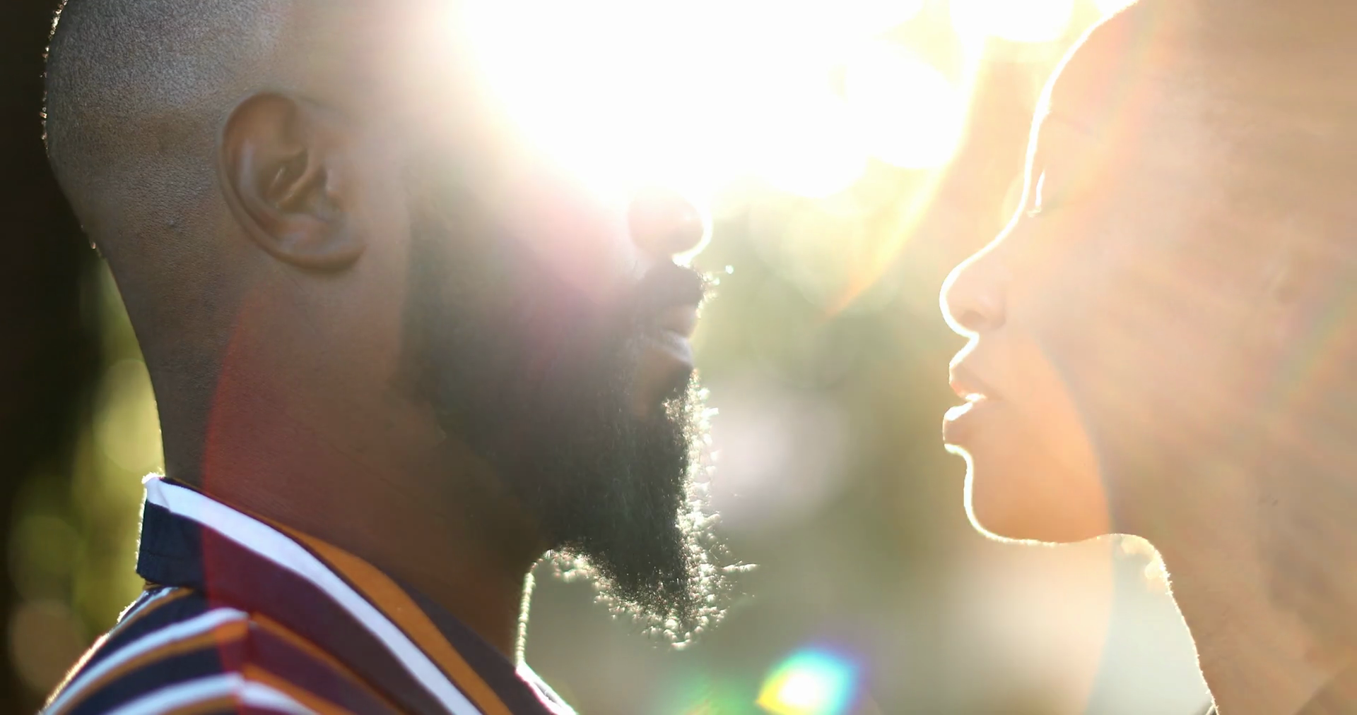 African Couple In Love Outside Kissing Stock Footage SBV-348493724 ...