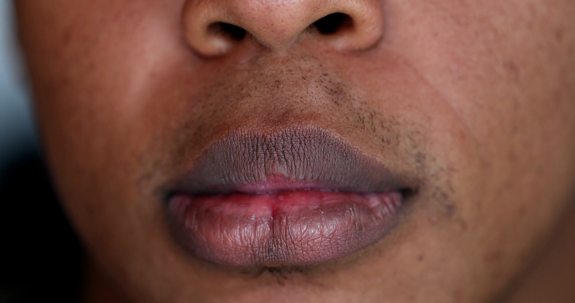 African Person Mouth Smiling Close Up White Stock Footage SBV-348496618 ...