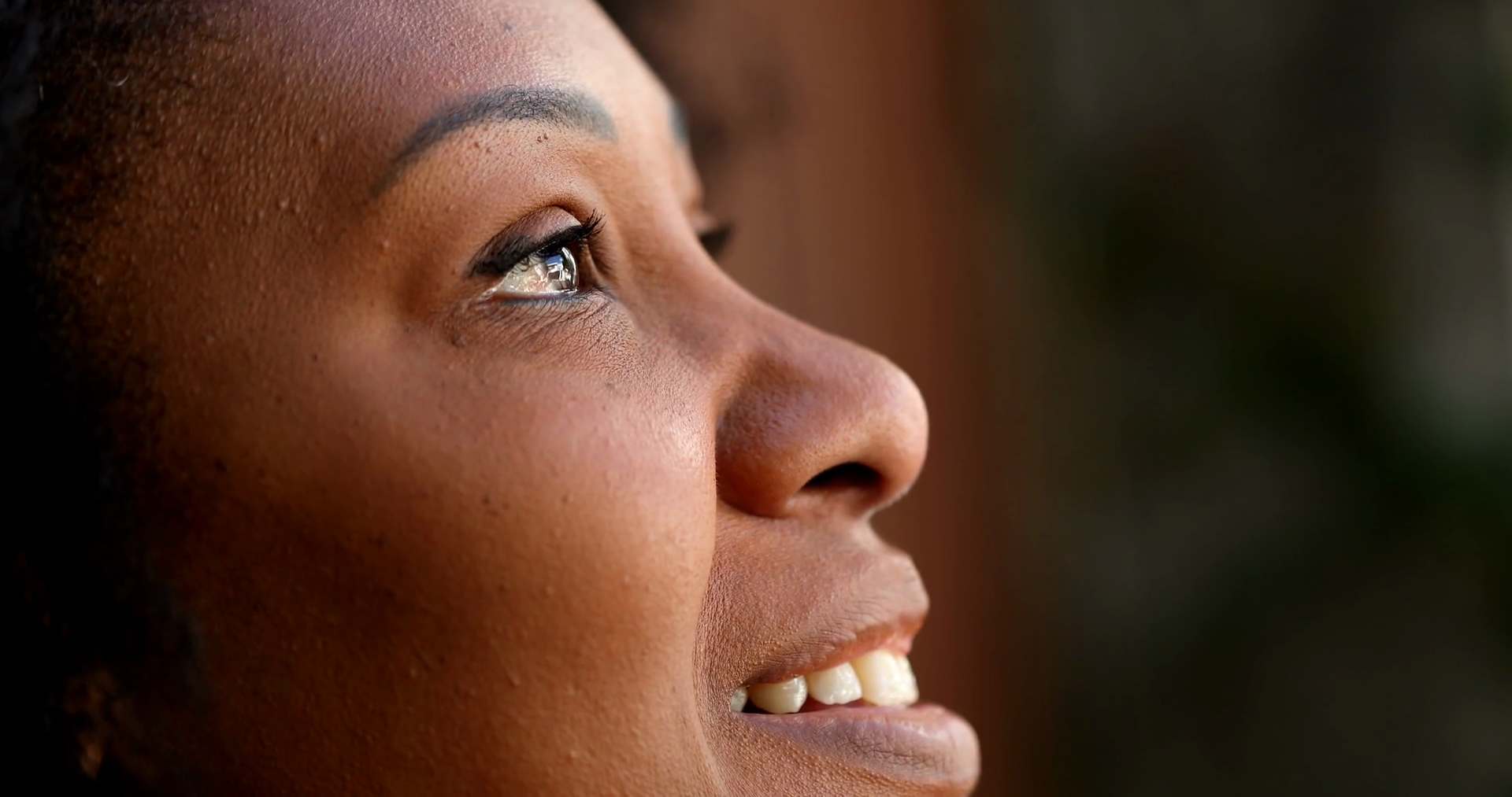 African Woman Looking At Sky With Hope Faith Stock Footage SBV ...