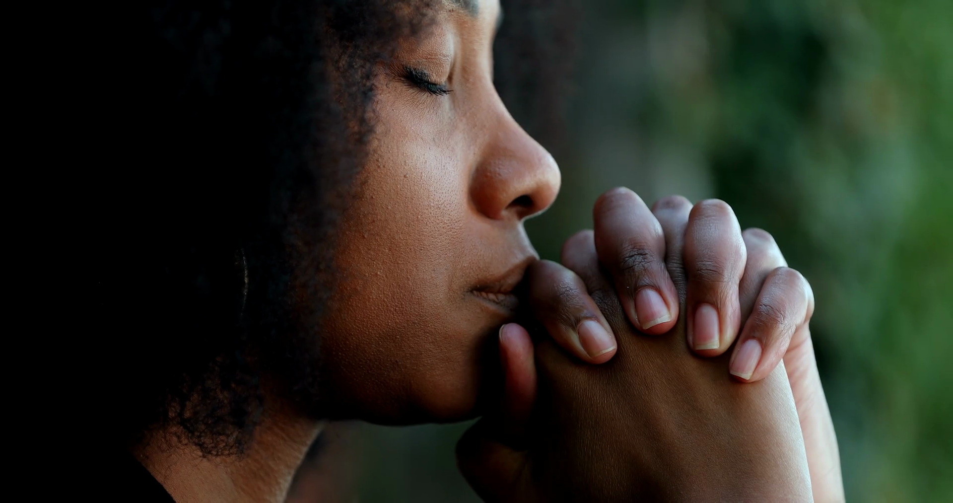 African Woman Praying To God Spiritual Lady Stock Footage SBV-348492212 - Storyblocks