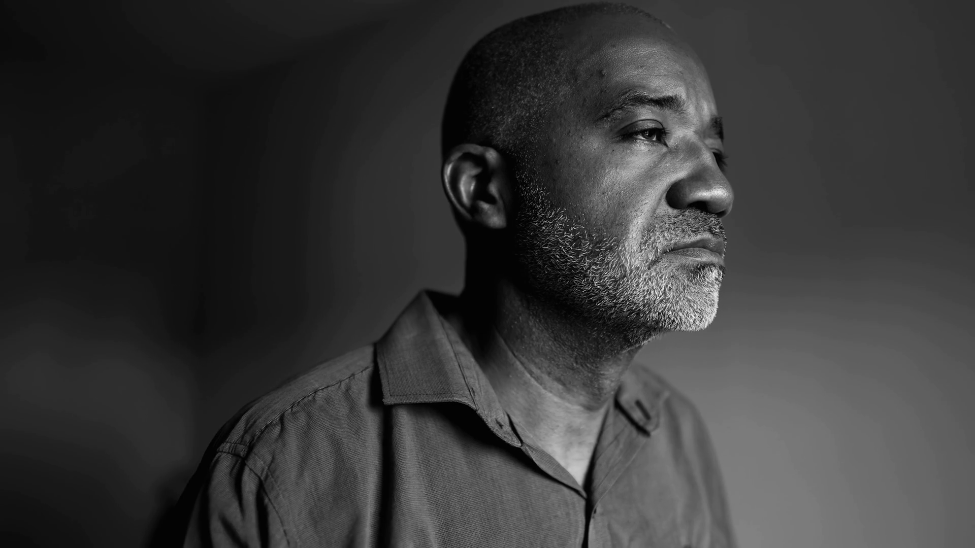 Aging Thoughtful African American Senior Man Stock Footage SBV ...