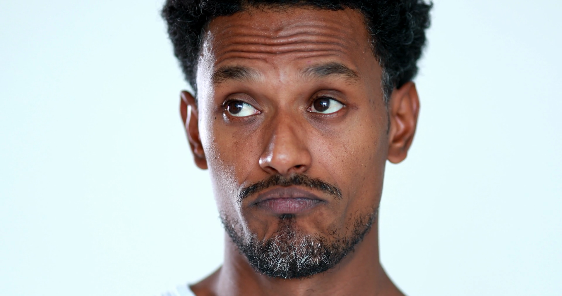 Puzzled African American Man In Deep Thought Stock Footage SBV ...