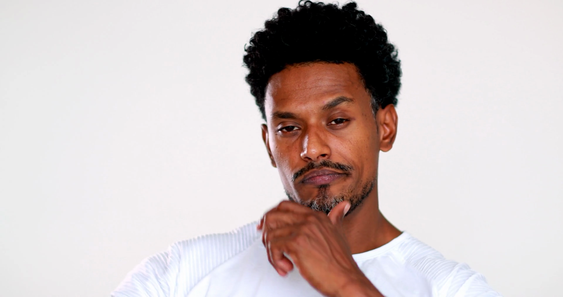 Contemplative Black Man Deeply Considering Stock Footage SBV-348467748 ...