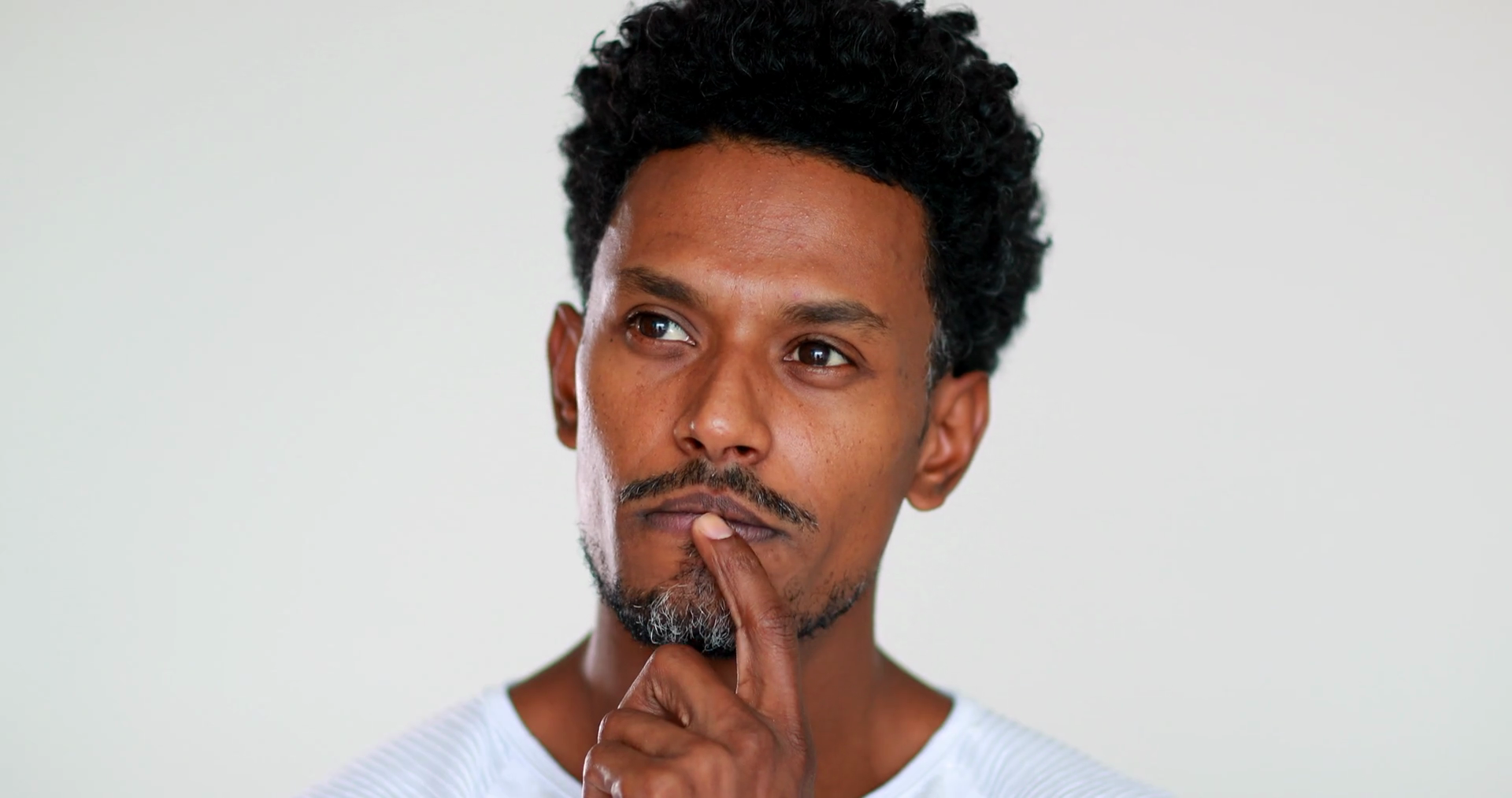 African Man's Portrait Moment Of Realization Stock Footage SBV ...