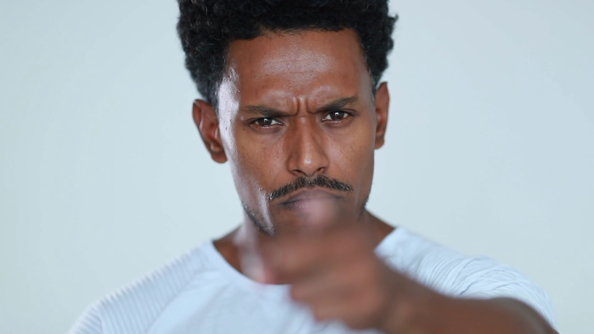 Black African Man Expressing Disapproval Stock Footage SBV-348470123 ...