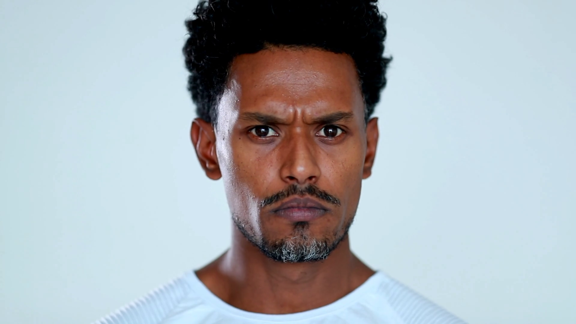 Serious African Man Shaking Head In Stock Footage SBV-348470584 ...