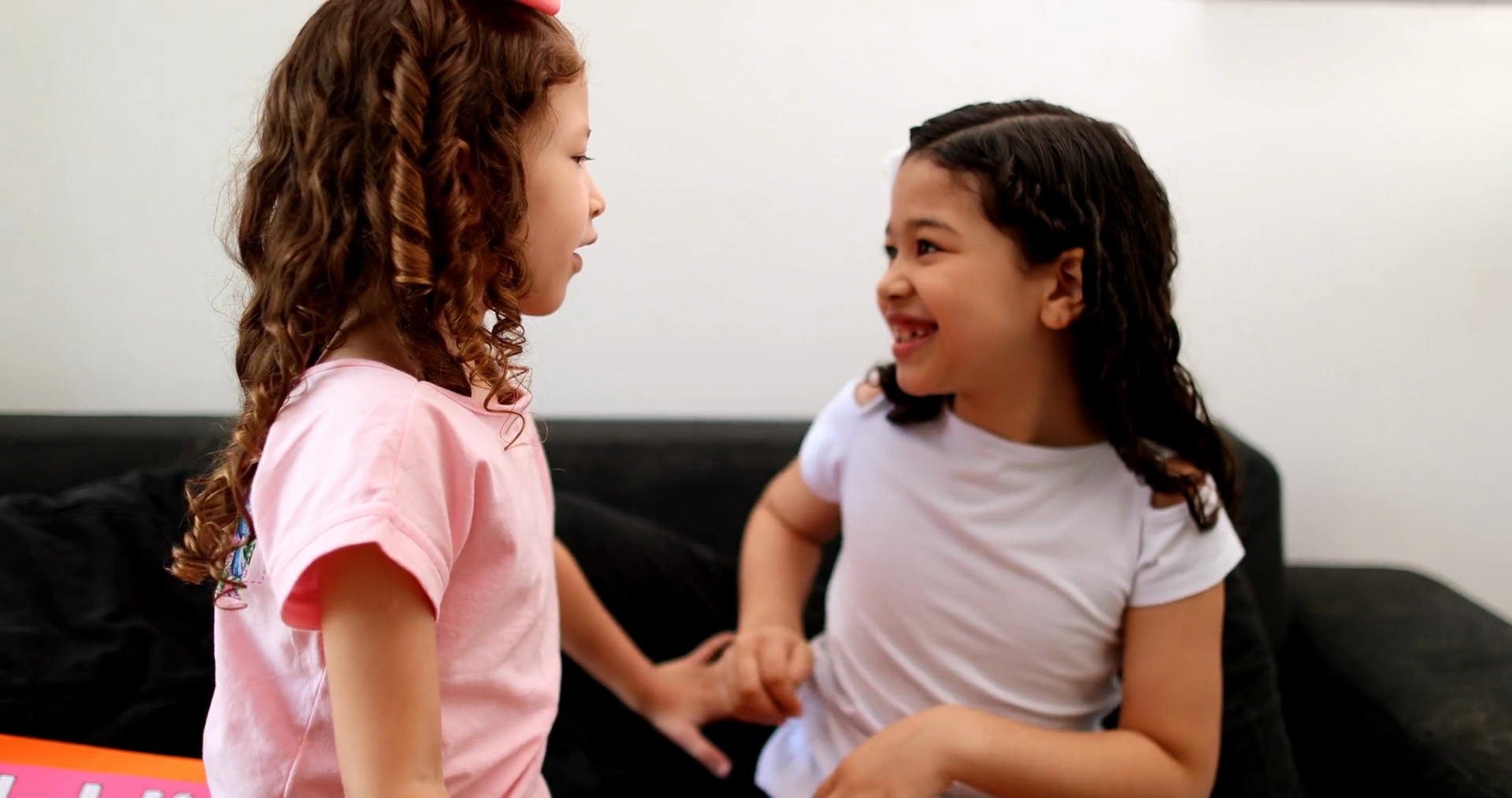 Kids Interacting Bonding At Home - Friends Stock Footage SBV-348468858 ...