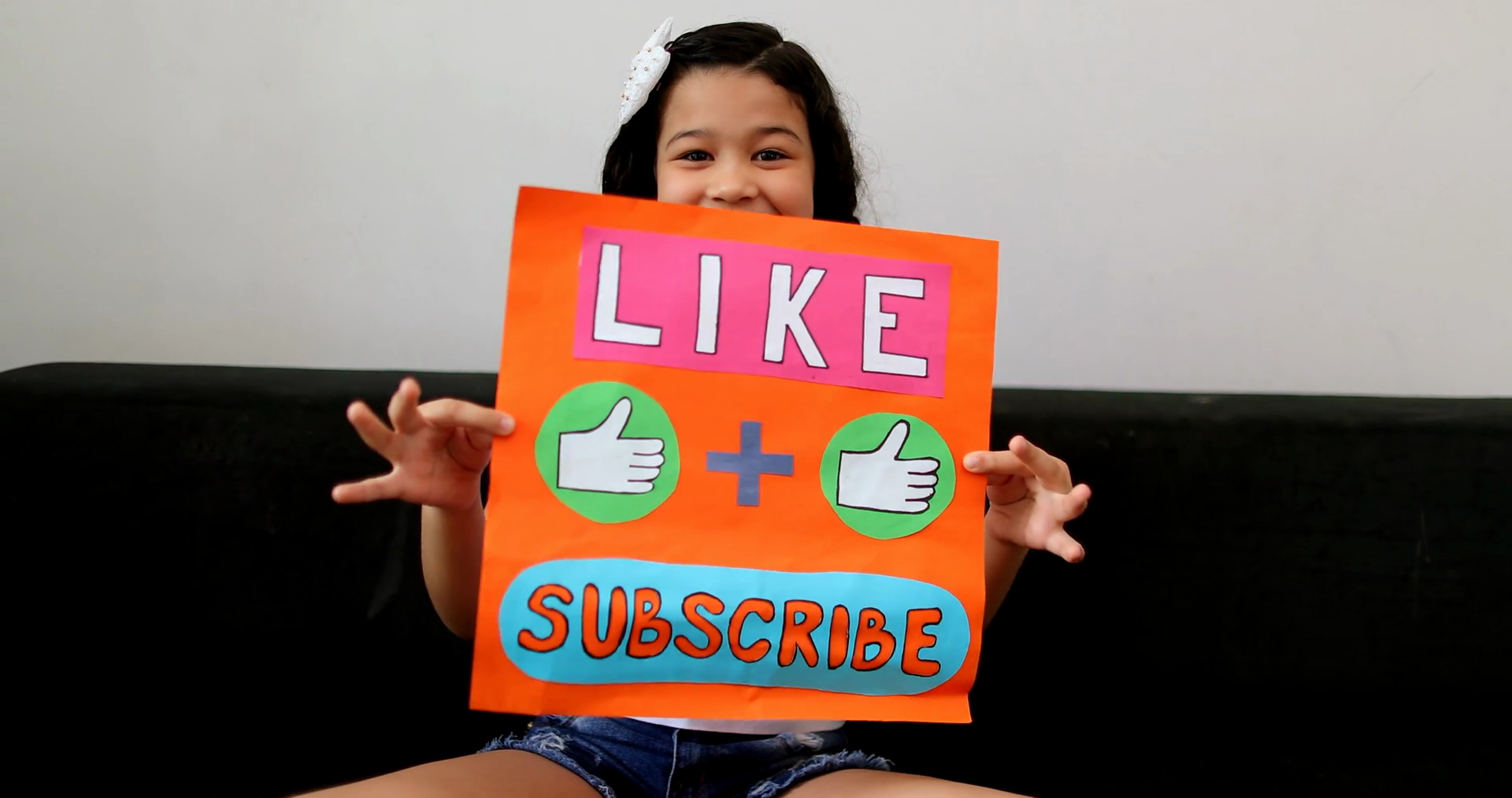 Kid Influencer Asking Public To Like Stock Footage SBV-348470680 ...