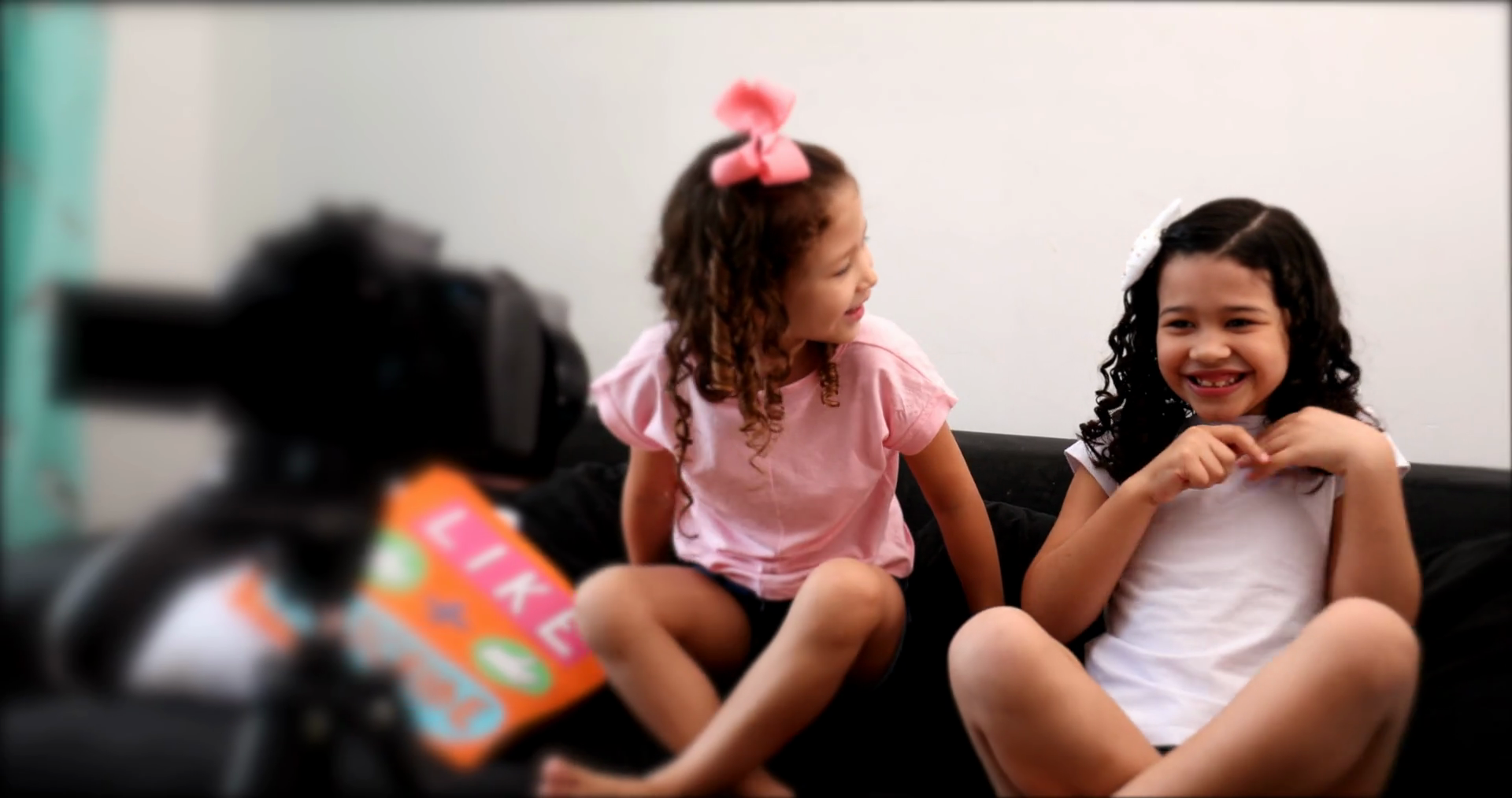 Kid Vloggers Speaking To Camera Creative Stock Footage SBV-348471659 ...