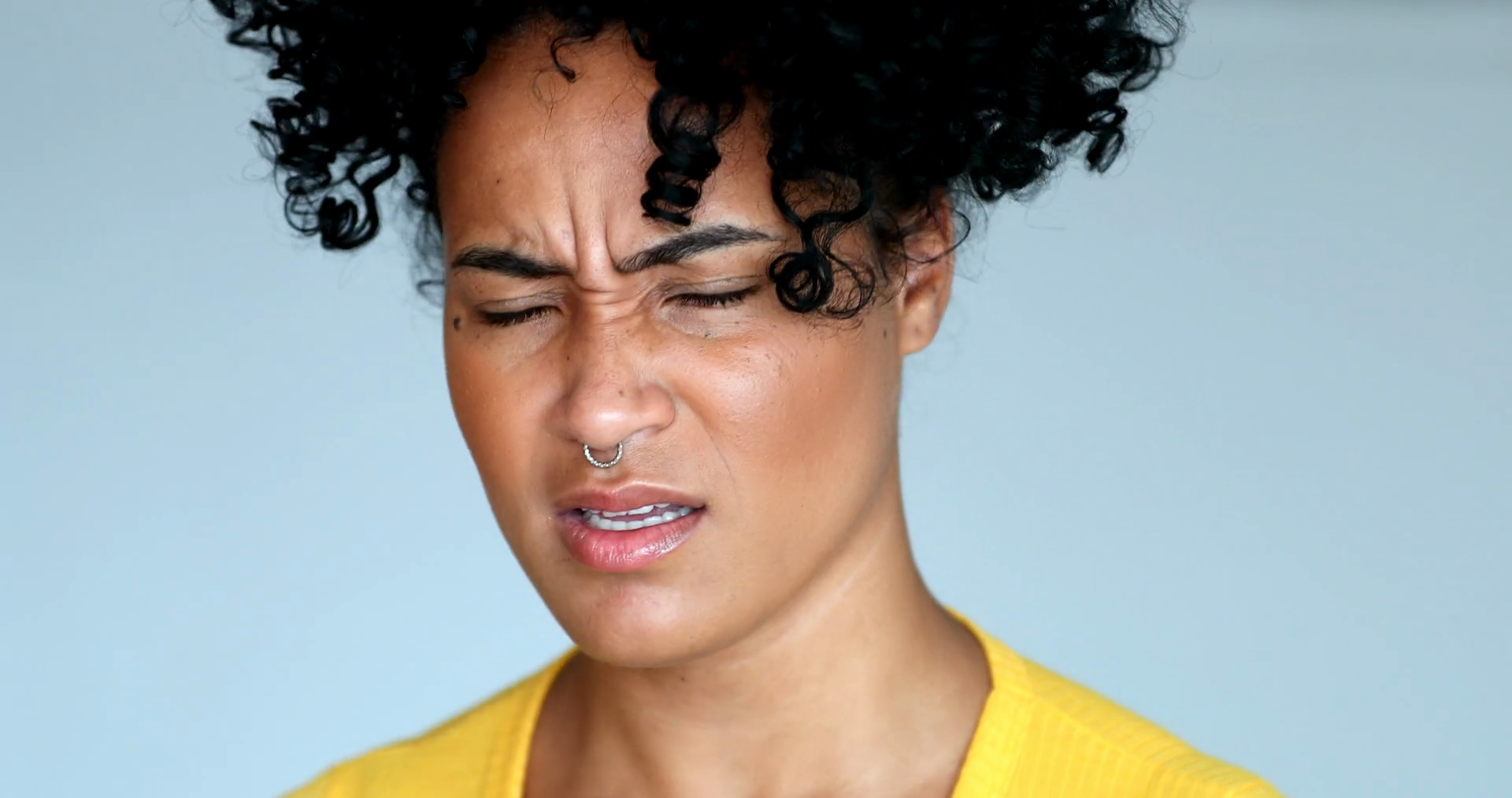 Annoyed Black Woman With Surprise Shock Stock Footage SBV-348481234 ...