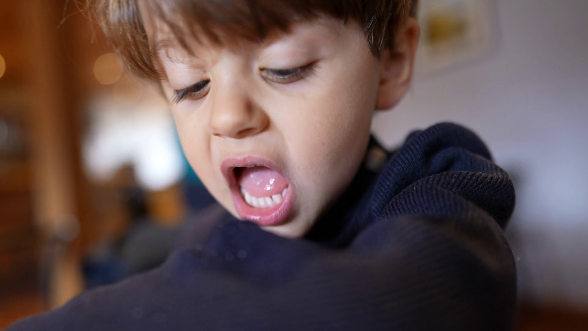 Impatient Wait - Bored Child Engaging In Stock Footage SBV-348547651 ...