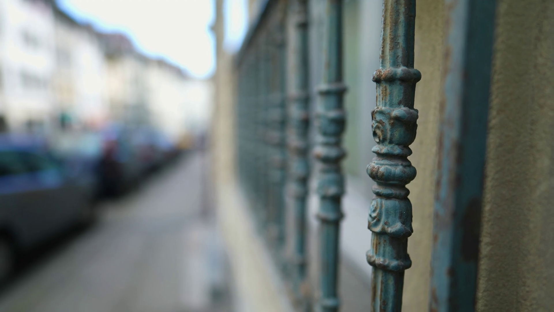 Metal Window Defense - Intricate Window Stock Footage SBV-348553997 ...