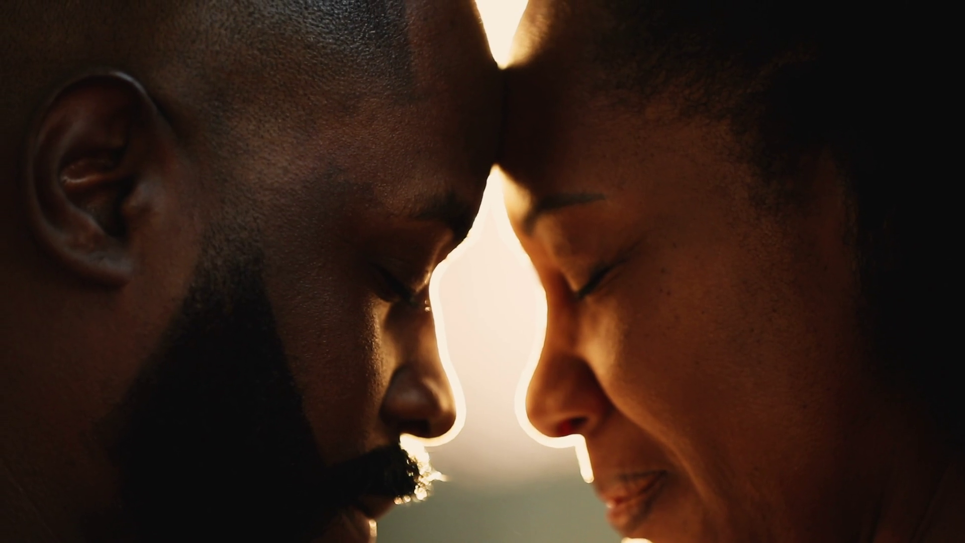 Artistic Romantic Moment Between Two Lovers Stock Footage SBV-348495474 ...