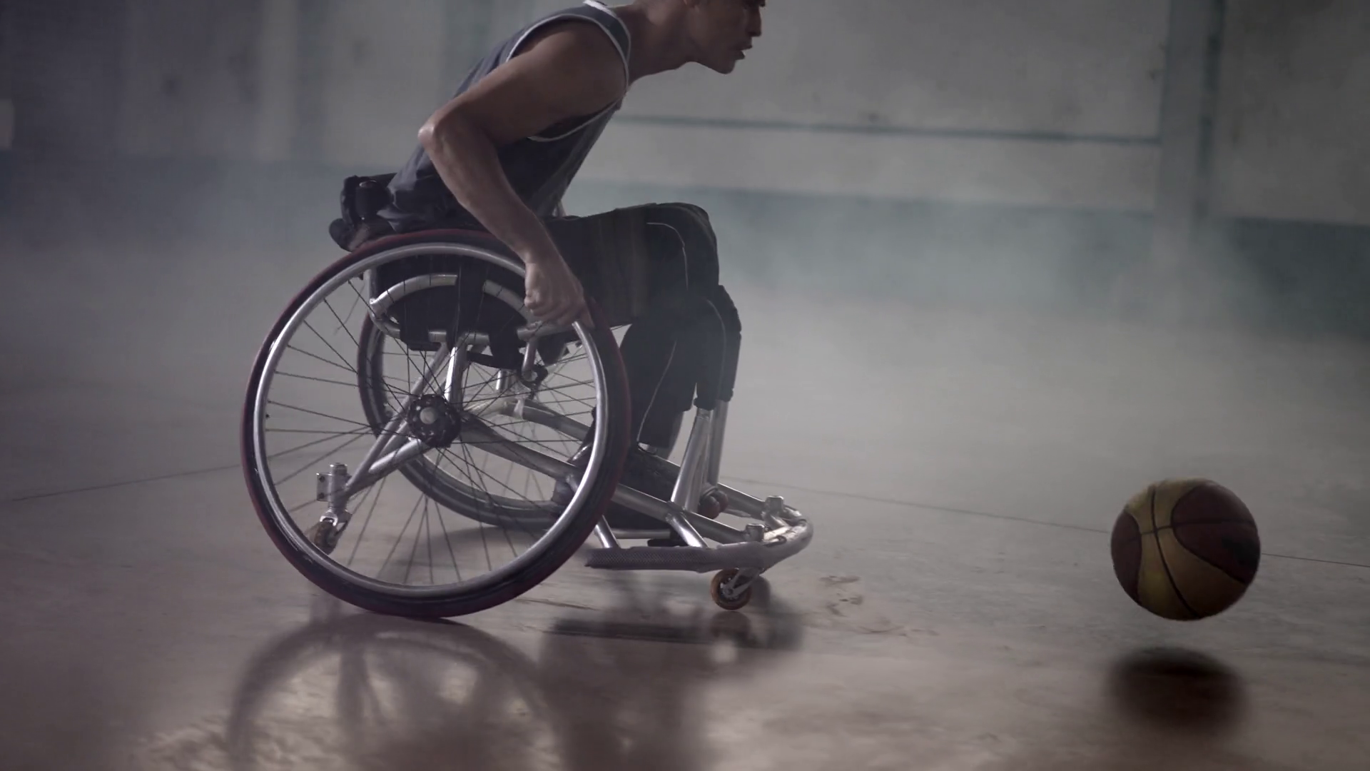 Inclusive Wheelchair Sports: Athlete Passes Stock Footage SBV-348396493 ...