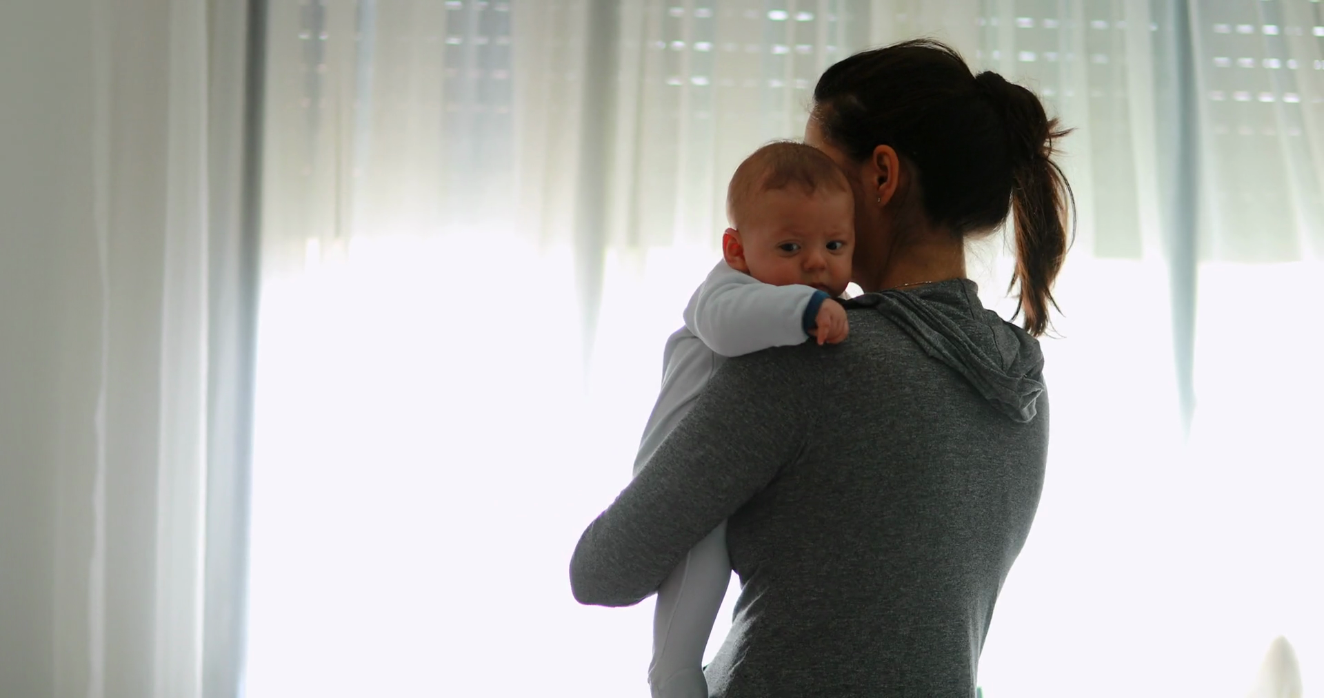 Comforting Embrace: Authentic Moment Of Stock Footage SBV-348423694 ...