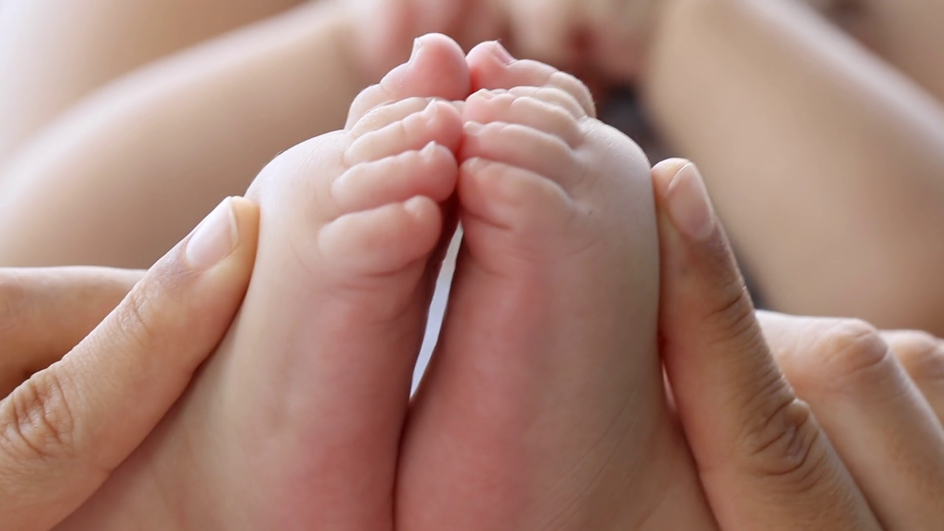 Delightful Baby Toes: Mom's Playful Stock Footage SBV-348422983 ...