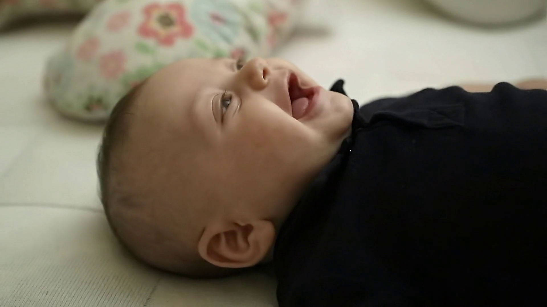 Euphoric Baby Laughter: Infectiously Joyful Stock Footage SBV-348422996 ...