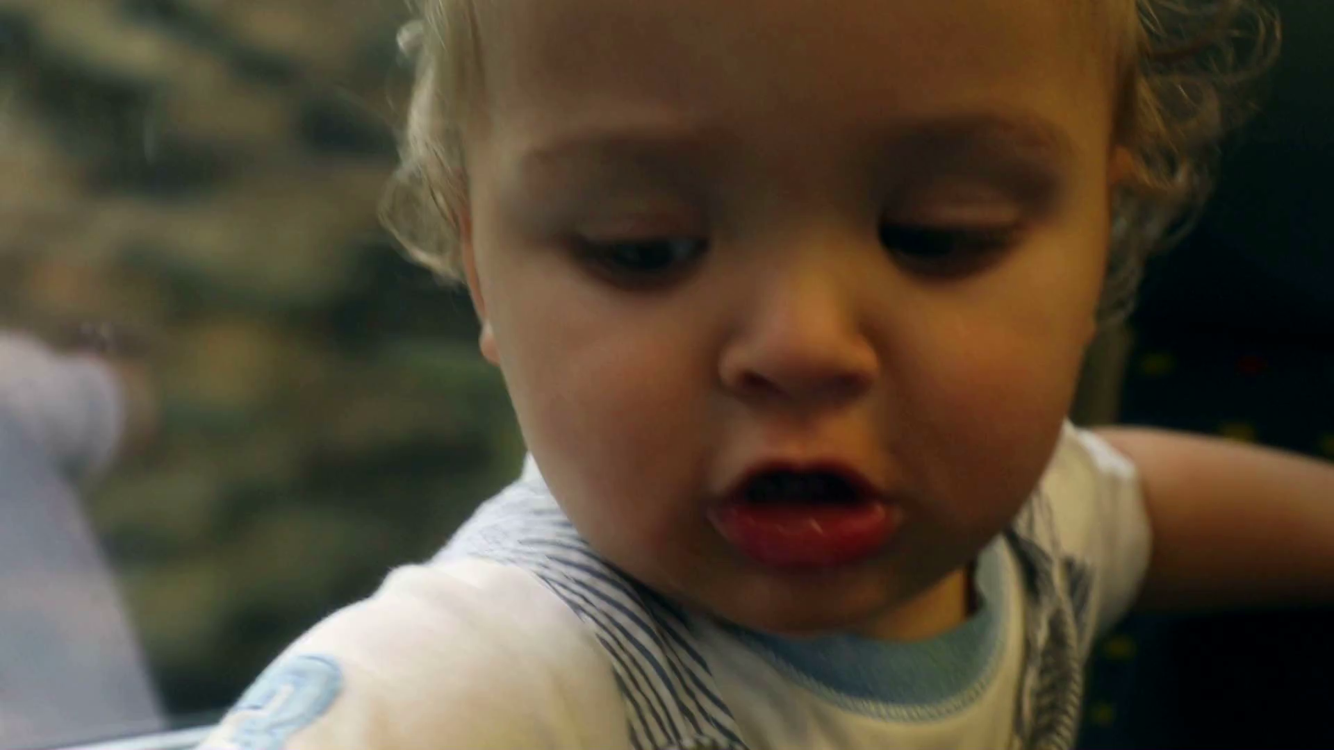 Baby Traveling Train Landscape Background Stock Footage SBV-348438504 ...