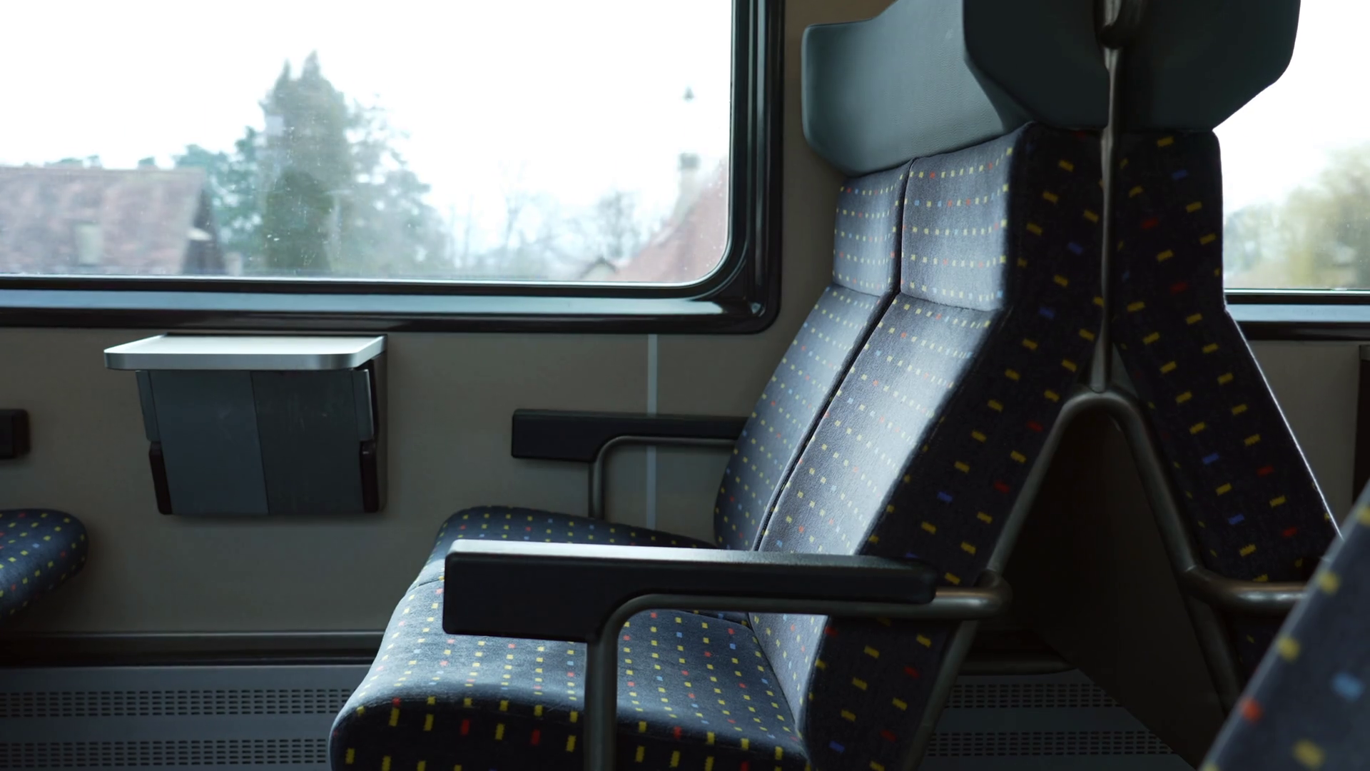 Vacant Seats In Moving Train With Swiftly Stock Footage SBV-348572323 ...
