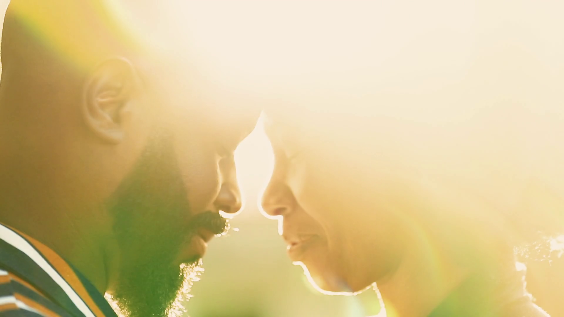 Beautiful Moment Between Two Lovers Stock Footage SBV-348495473 ...