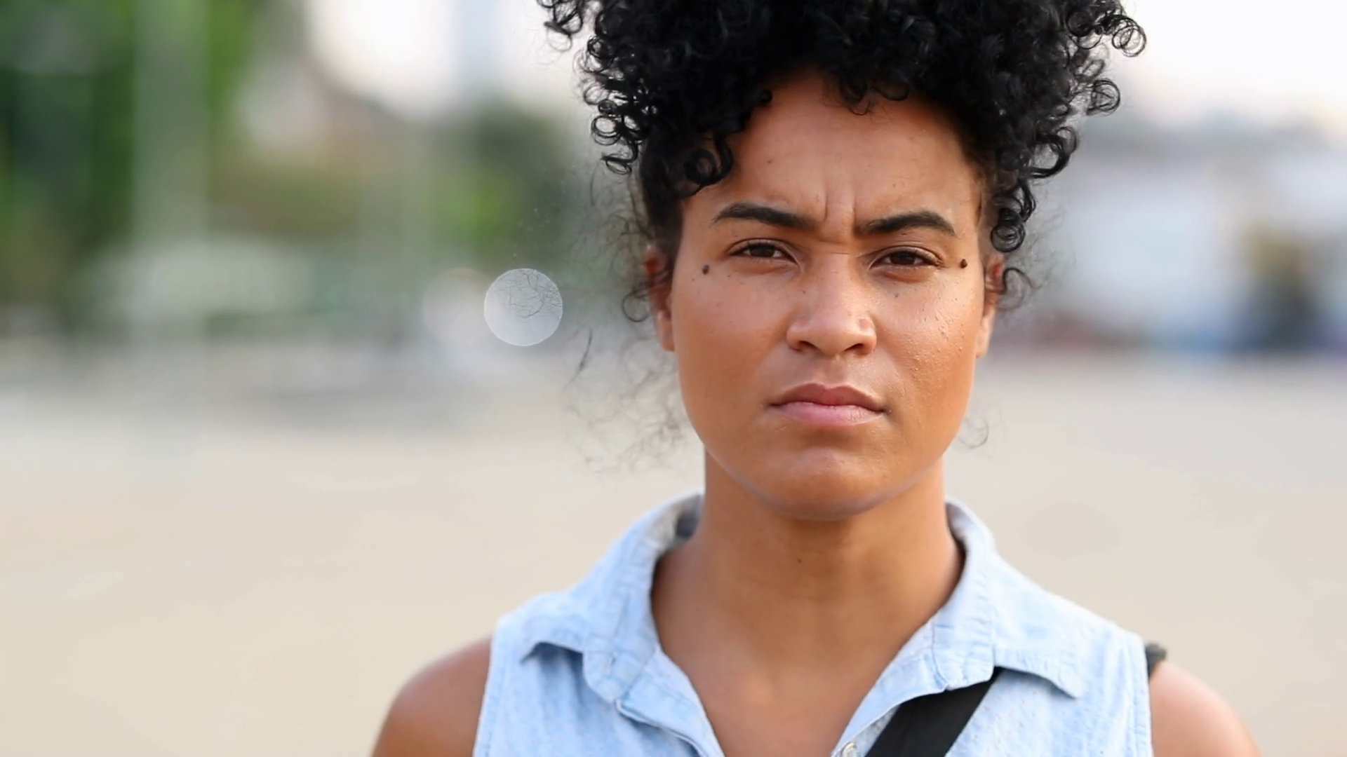 Black African Woman Expressing With Hand 2 Stock Footage SBV-348476596 ...