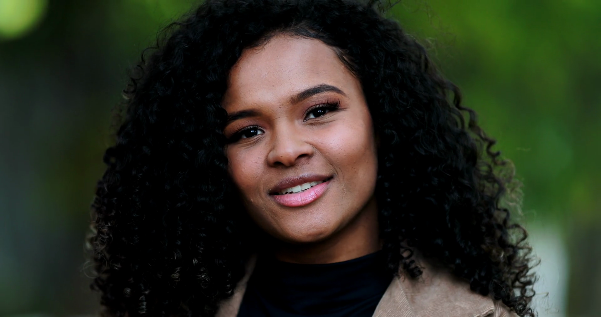 Black Girl Portrait Young African Mixed Race Stock Footage SBV ...