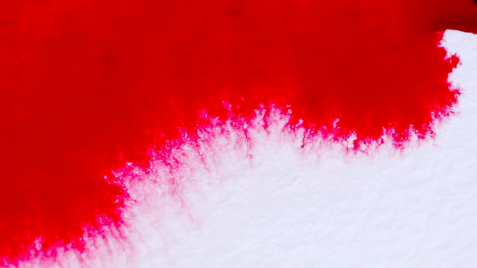 Black Ink Moving On Top Of Red Ink Macro Ink Stock Footage SBV ...