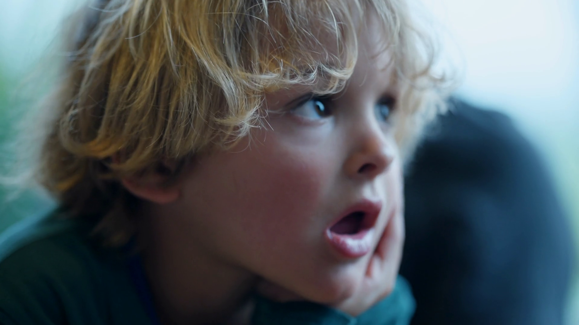 Bored Kid Face Closeup Child Rubbing Eye Stock Footage SBV-348898466 ...