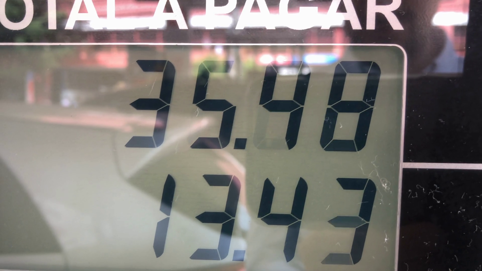 Close Up View Of Gas Meter At Petrol Station Stock Footage SBV ...