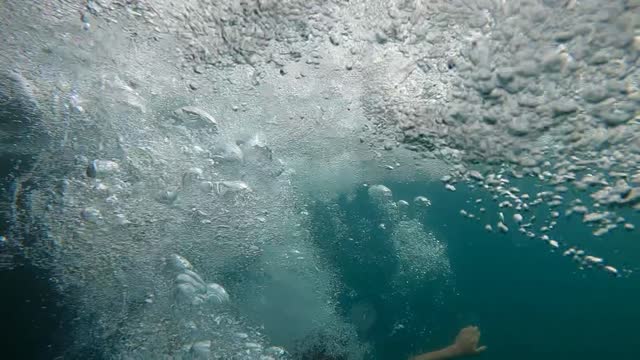 Slow Bubbles Underwater Stock Footage: Royalty-Free Video Clips ...