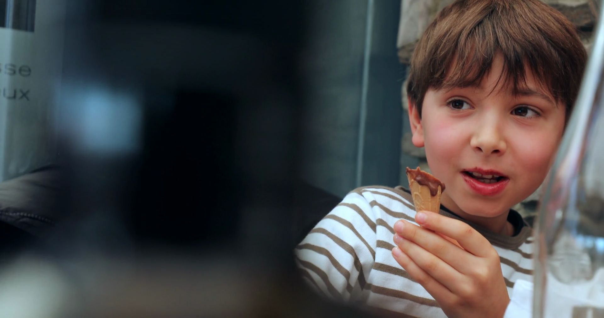 Candid Authentic Real Life Of Child Eating Stock Footage SBV-348575149 ...