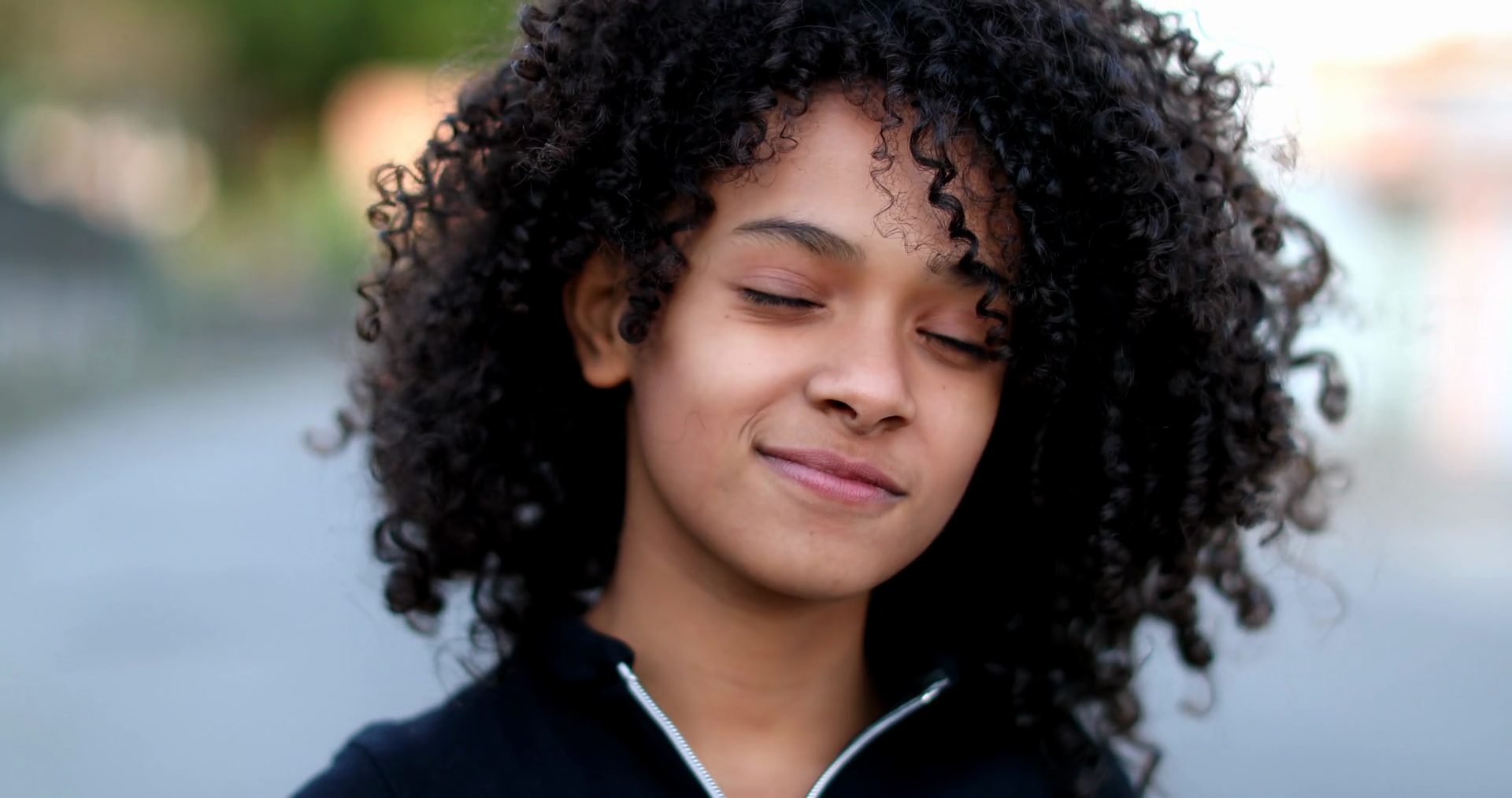 Child Girl Portrait Face Winking To Camera Stock Footage SBV-348899745 ...