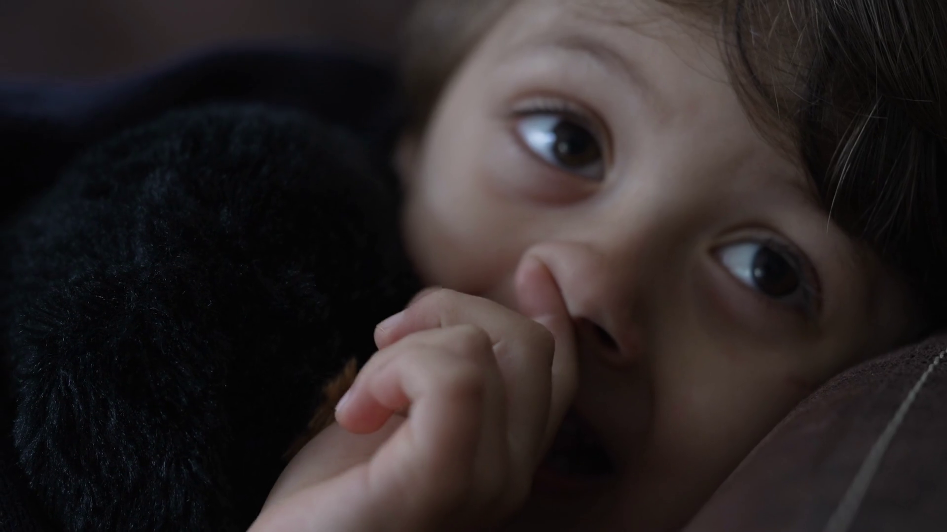 Child Picking Nose With Finger Closeup Stock Footage SBV-348887268 ...