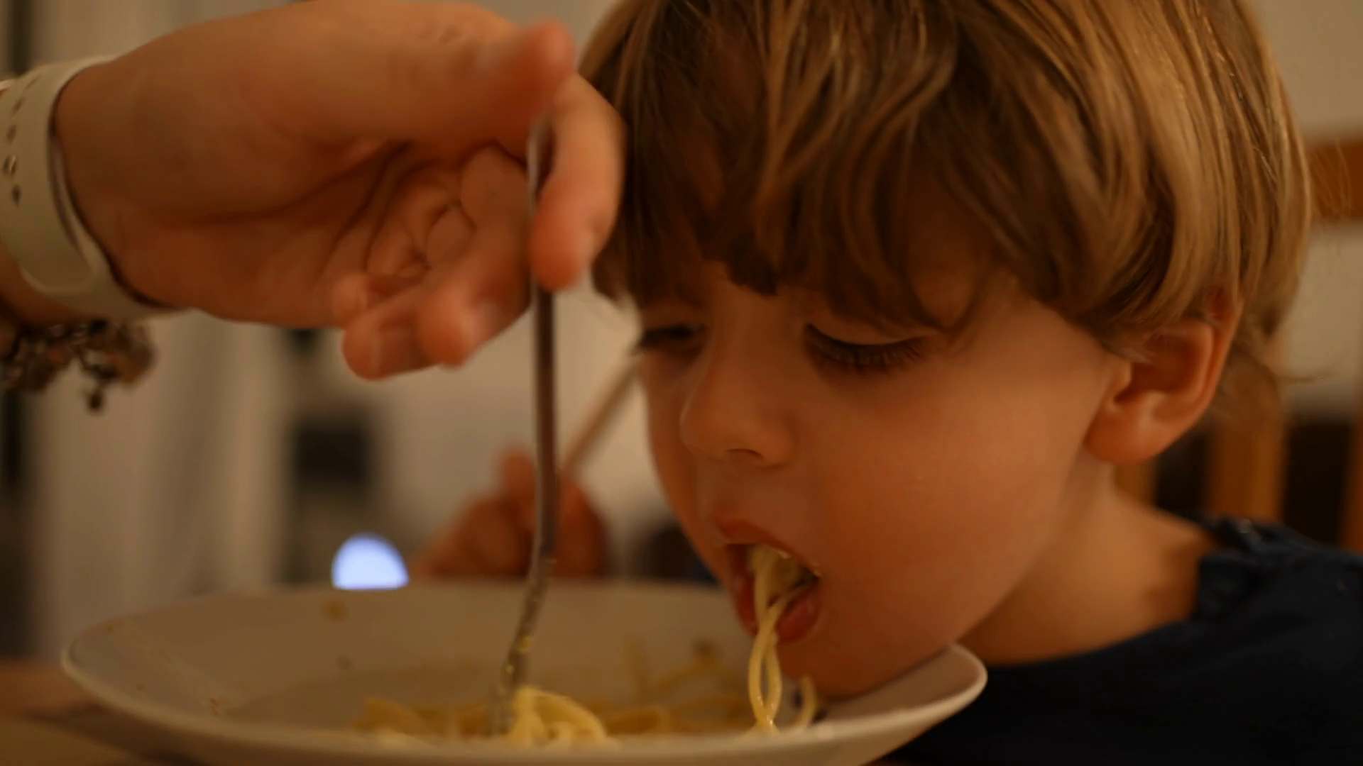 Child Spitting Food To Plate Little Boy Not Stock Footage SBV-348683819 ...